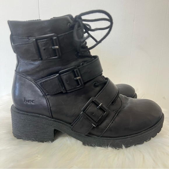 boc | Shoes | Born Boc Rosalee Black Moto Bikercore Grunge Goth Ankle ...